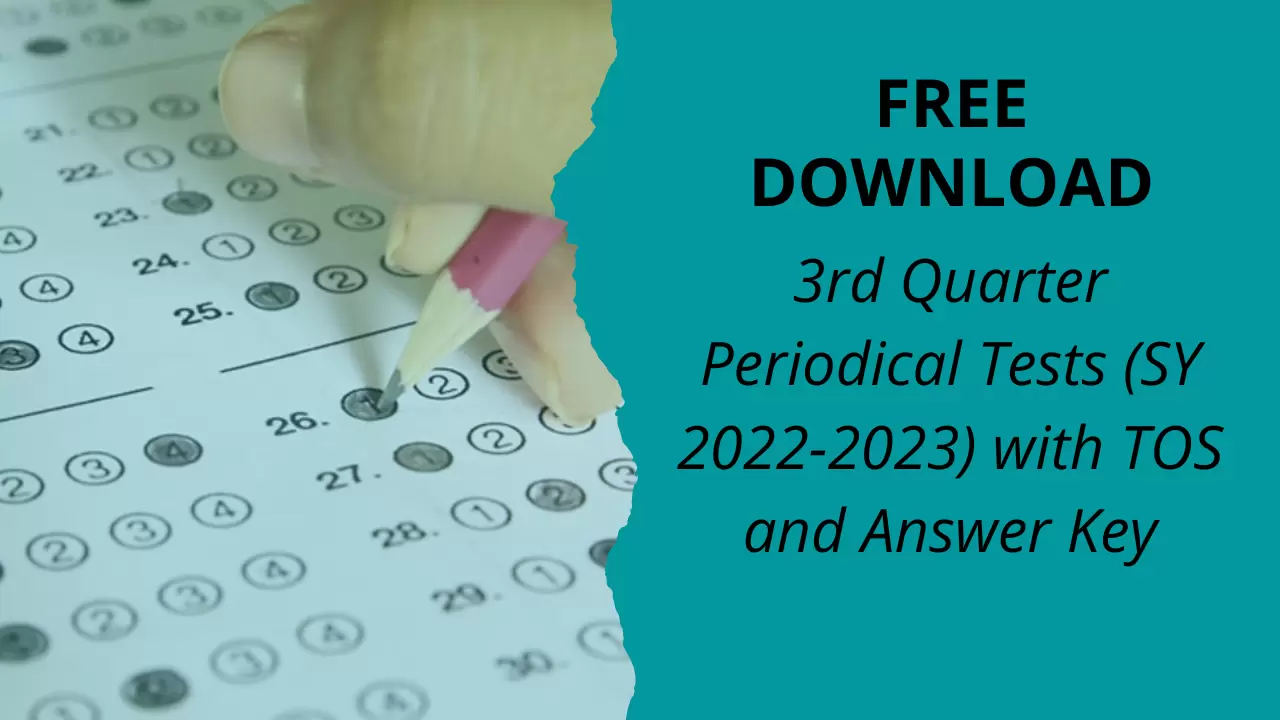 Grade 9 3rd Quarter Periodical Test SY 2022 2023 Grade 9 3rd Quarter Periodical Test SY 2022 2023